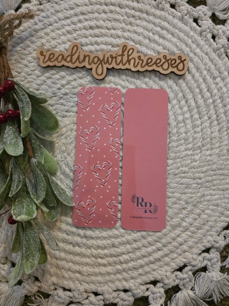 Christmas Treats Bookmarks | Bookmarks for Gifts | Cardstock Bookmarks ...