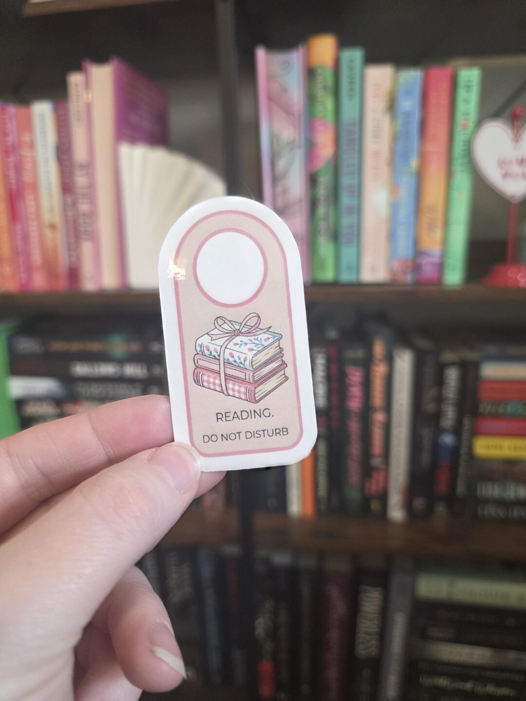 Reading Do Not Disturb Sticker | Laminated Kindle Stickers for Book ...