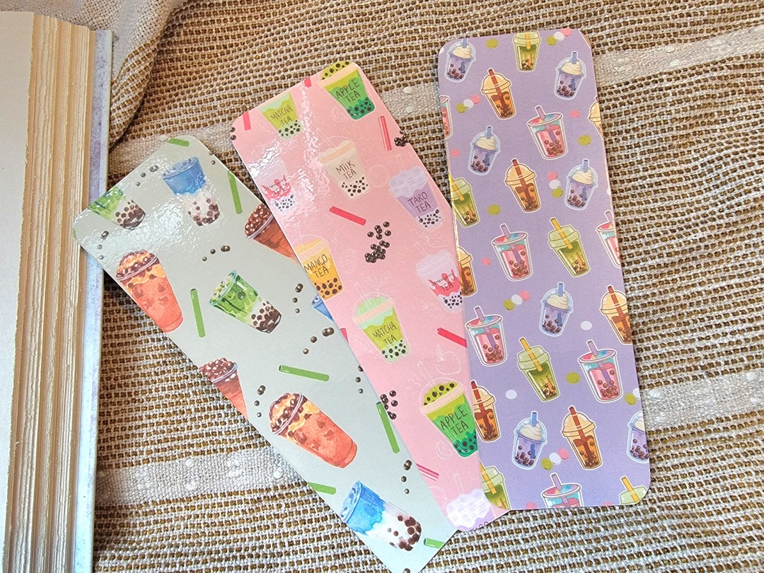 Bubble Tea Bookmarks Boba Tea Bookmarks Bubble Tea Boba Tea Drink ...