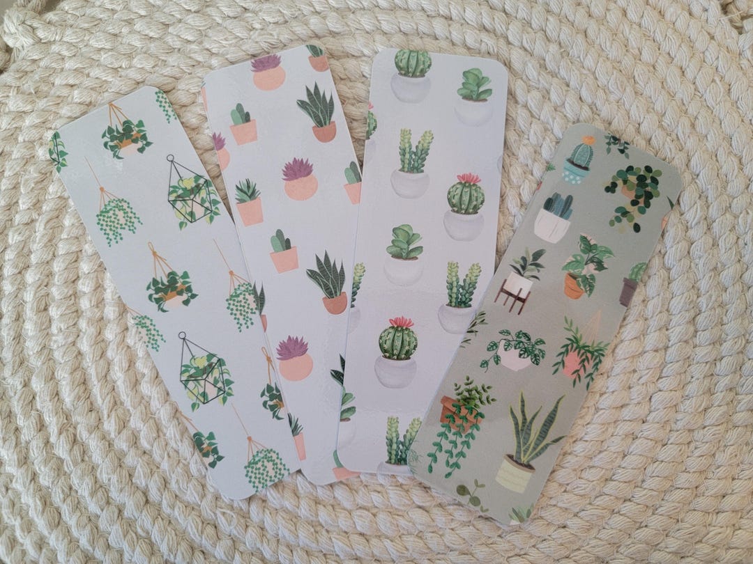 Houseplant Bookmarks | Plant Bookmark | Succulentbookmarks | Bookmarks ...