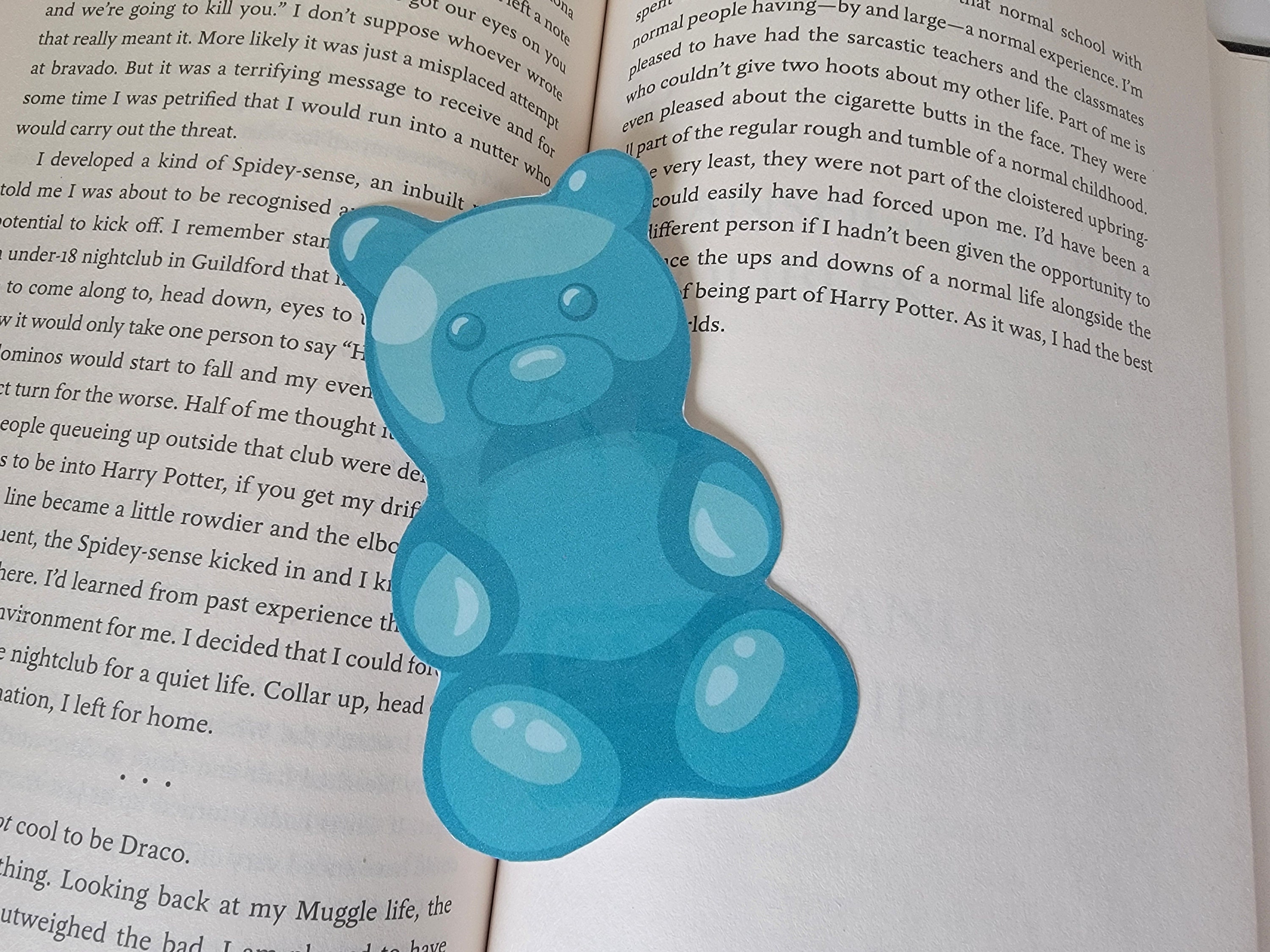 Gummy Bear Bookmarks | Bookmark | Bookmarks | Book Candy Bookmark ...