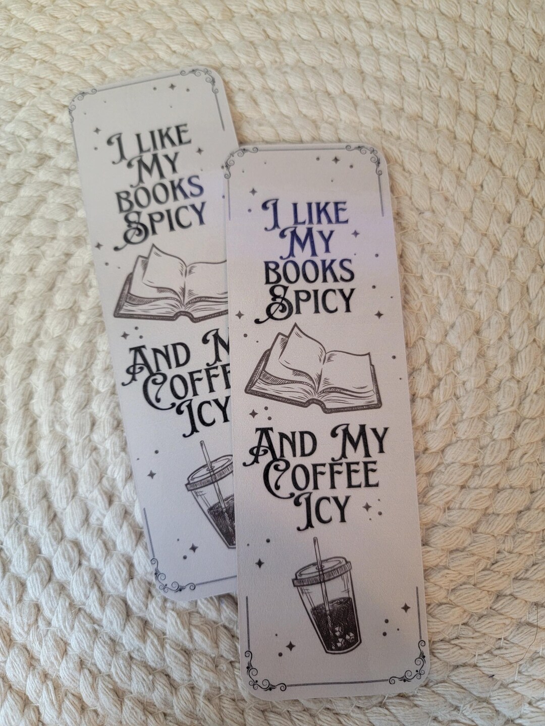 Books Spicy Bookmarks | Bookmarks for Gifts | Cardstock Bookmarks ...