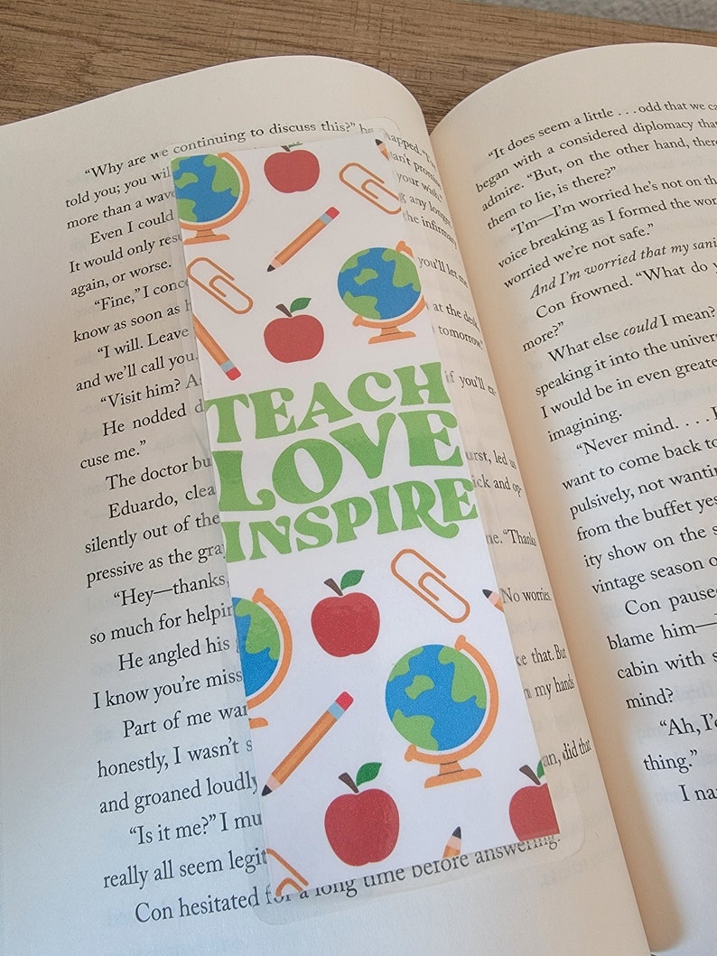 Teacher Bookmarks Teacher Appreciation Bookmarks Book Accessories ...