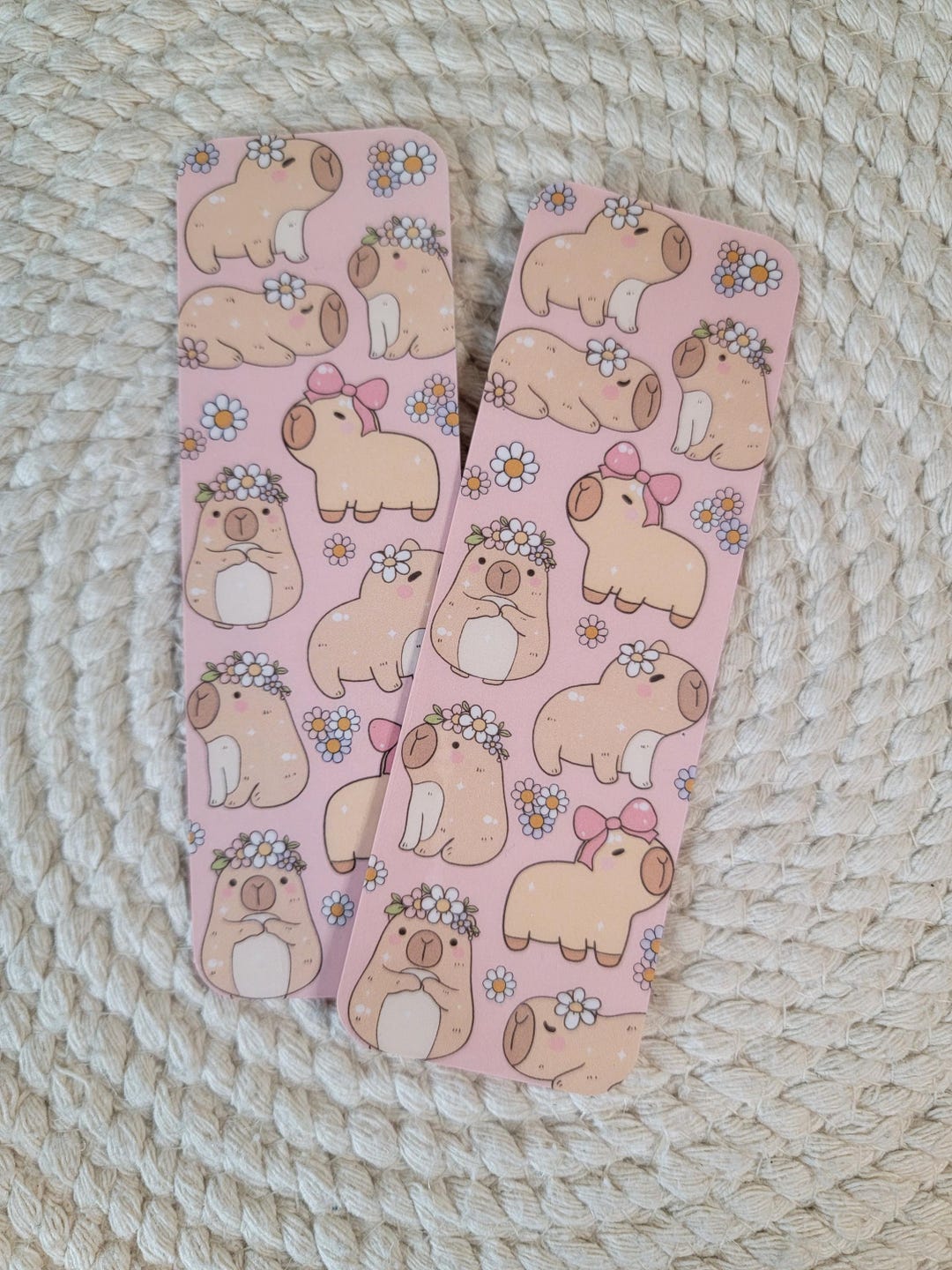 Capybara Bookmark | Bookmarks | Spring Bookmarks | Handmade Bookmarks ...