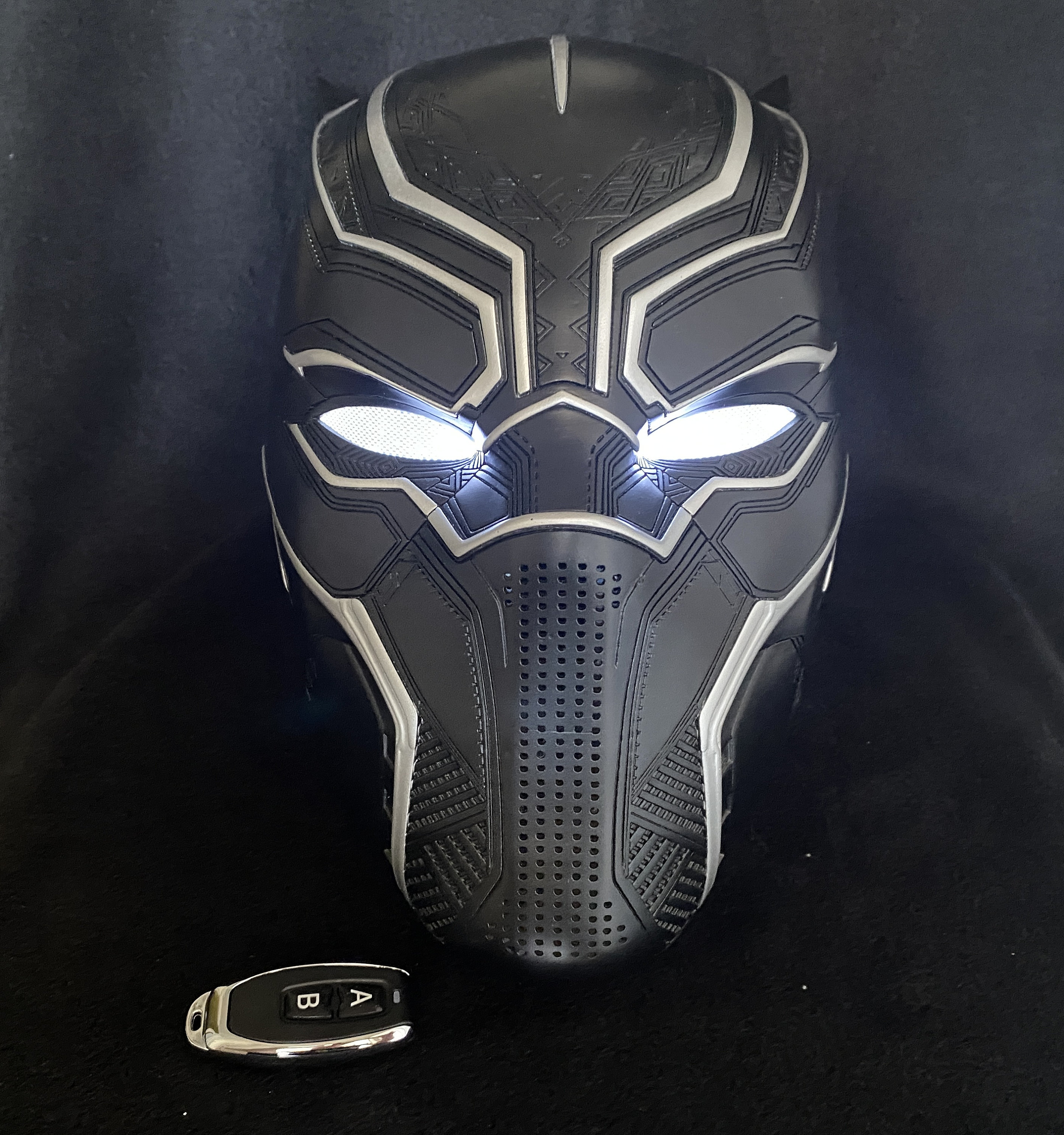 Black Panther Helmet Wearable & Finished 1/1 Life Size Replica Civil ...