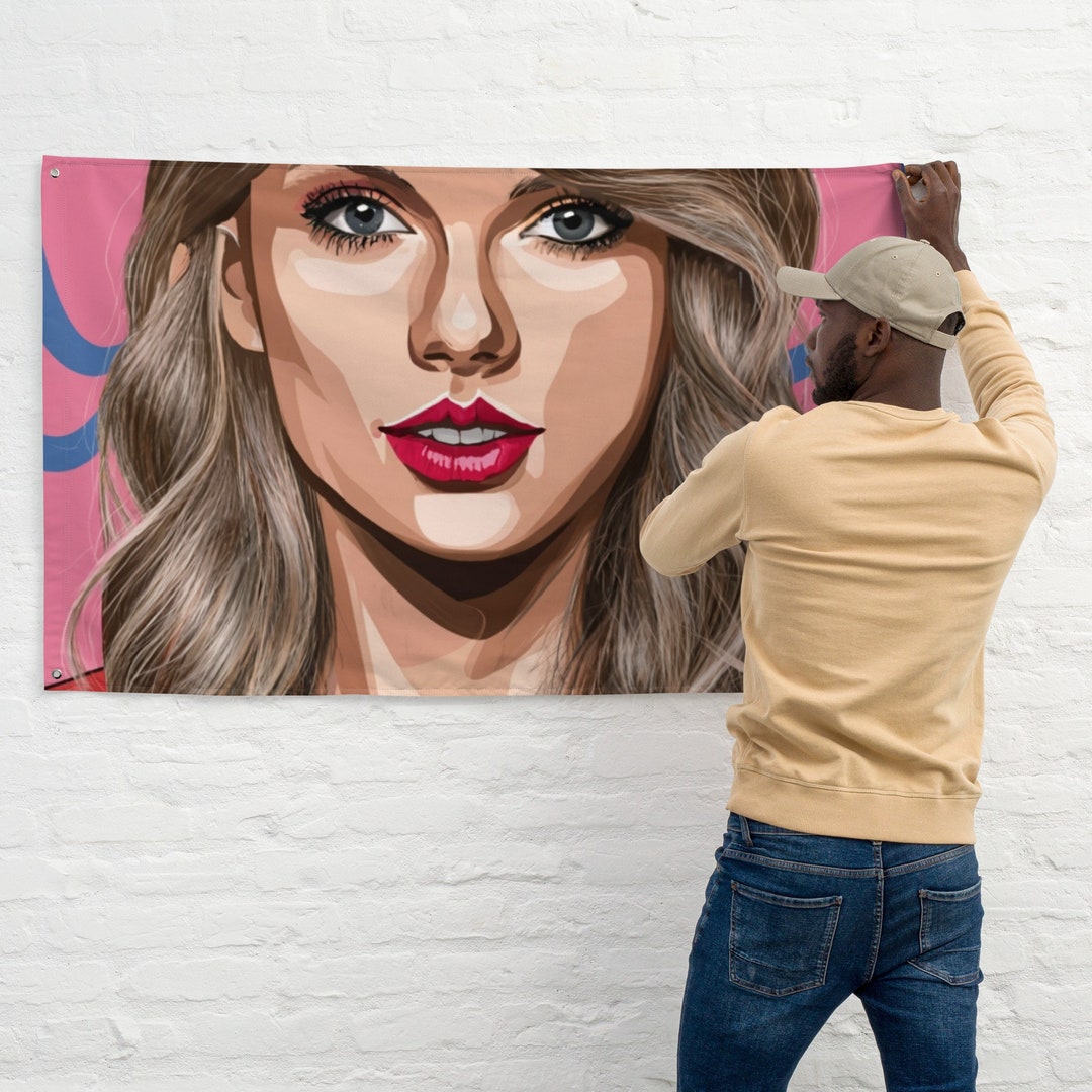 Taylor Swift Vibrant Pop Art Portrait of Iconic Singer Colorful Modern ...