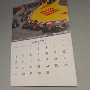 Formula 1 Calendar 2024 - Etsy