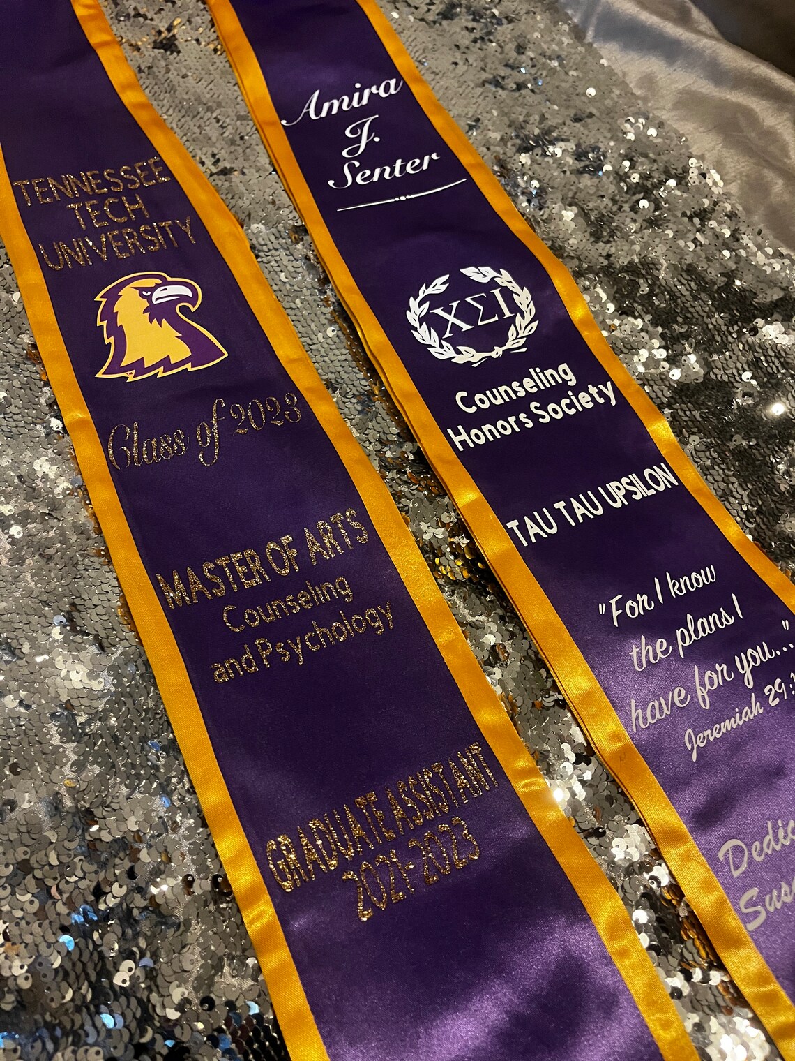 Custom Graduation Stole, Graduation Stole, HBCU Stole - Etsy