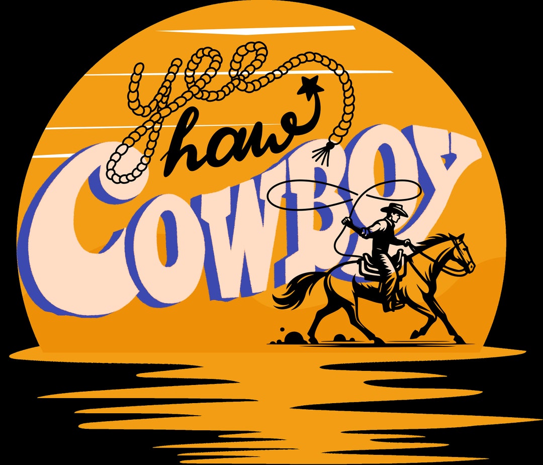 Yee Haw Cowboy PNG (cowboy, Farm, Country) - Etsy