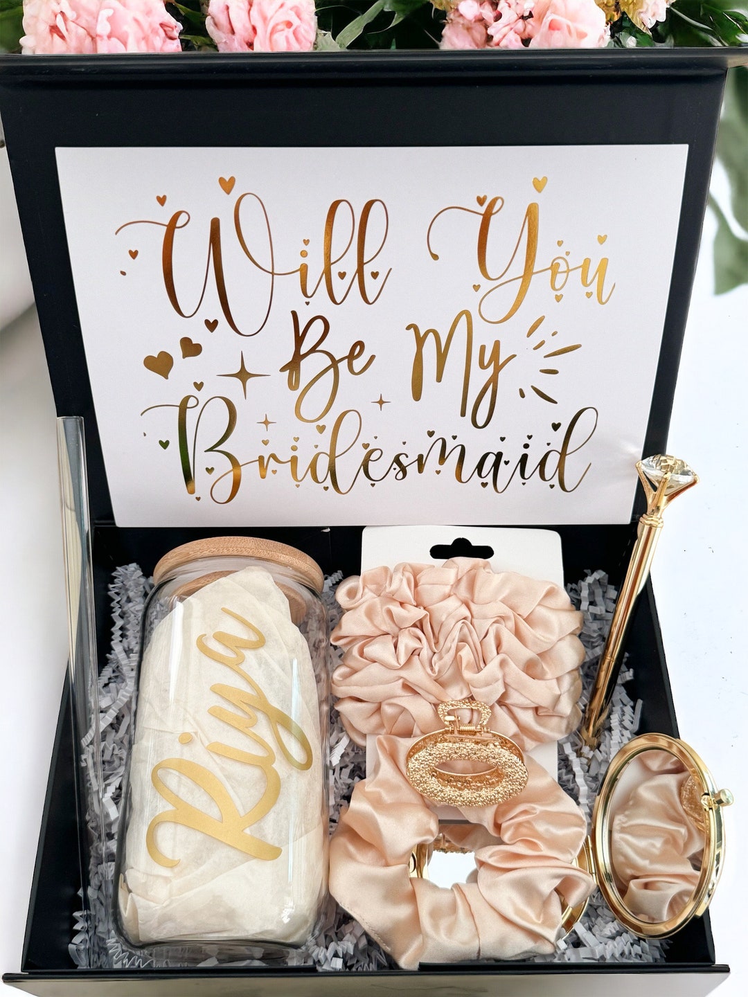 Bridesmaid Proposal, Personalized Bridesmaid Gift, Personalized ...