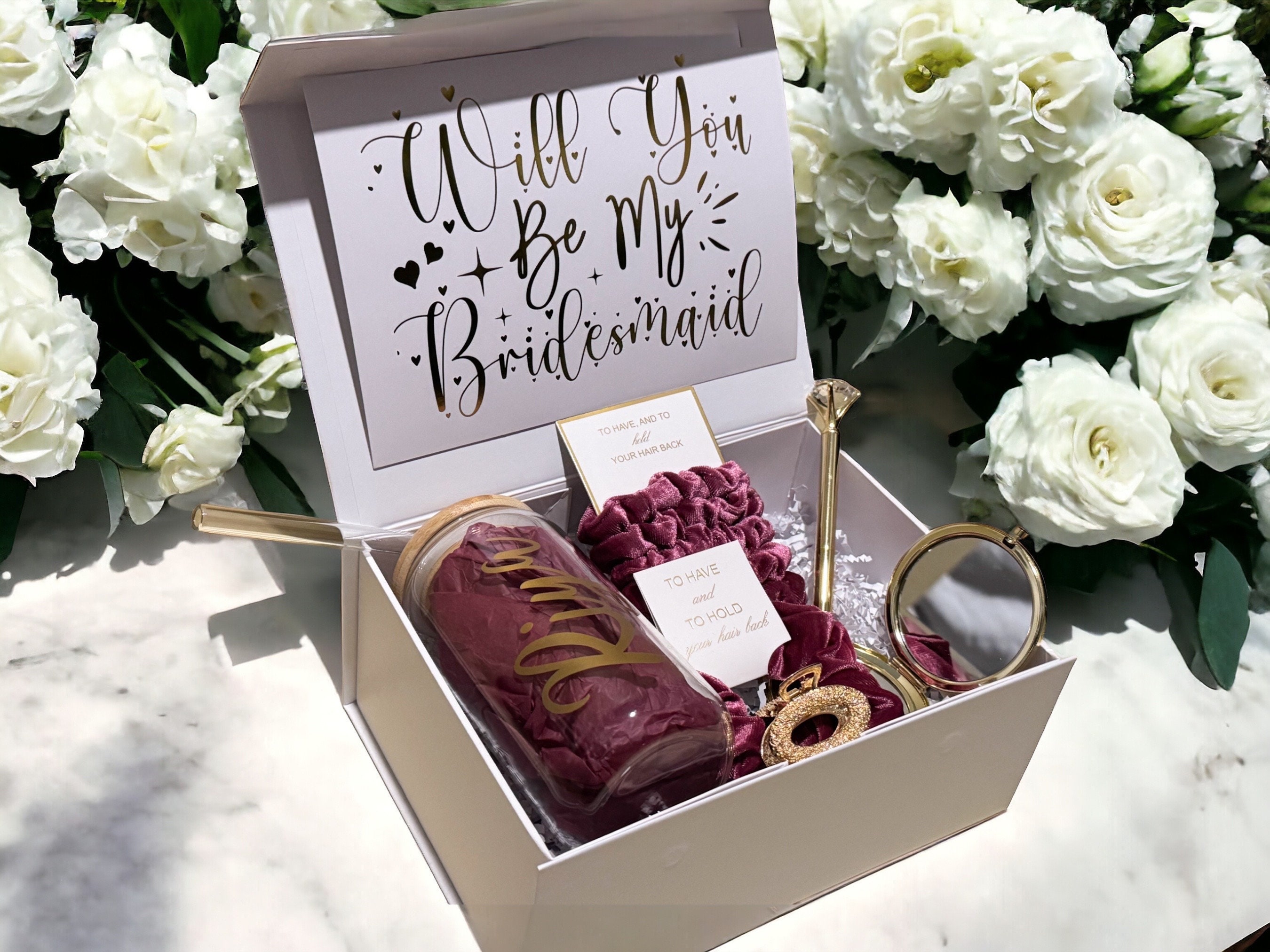 Personalized Bridesmaid Gift, Personalized Proposal Box, Bachelorette ...