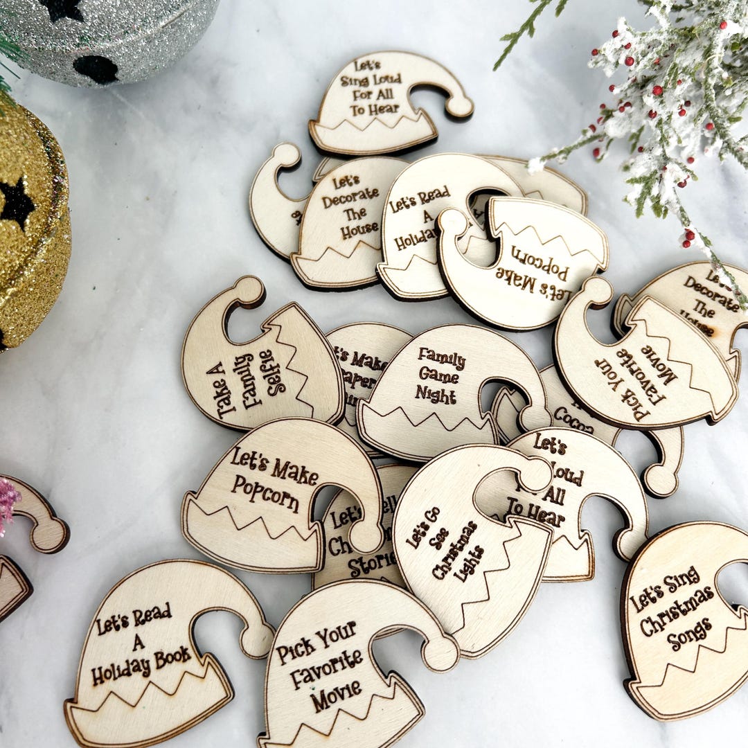 Advent Calendar Activity Tokens Christmas Family Gift Activity Ideas ...