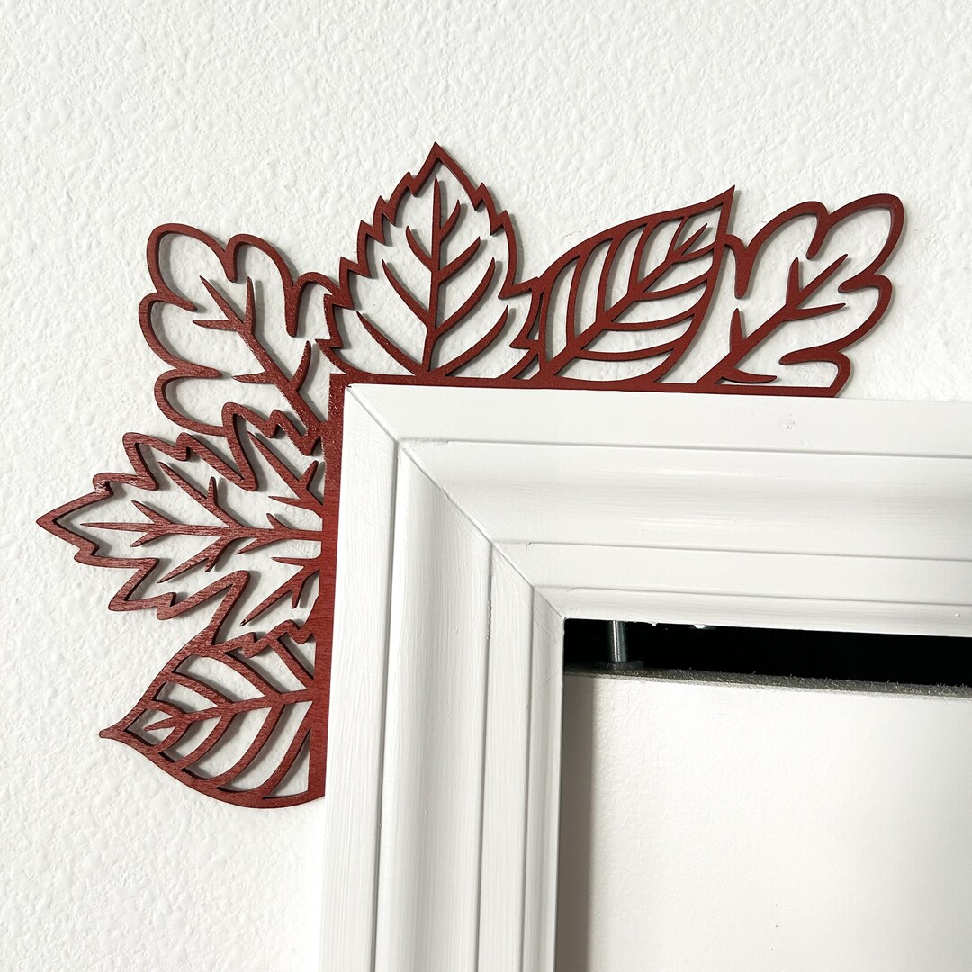 Fall Door Corner, Leaves Door Corner, Door Corner Decor, Thanksgiving ...