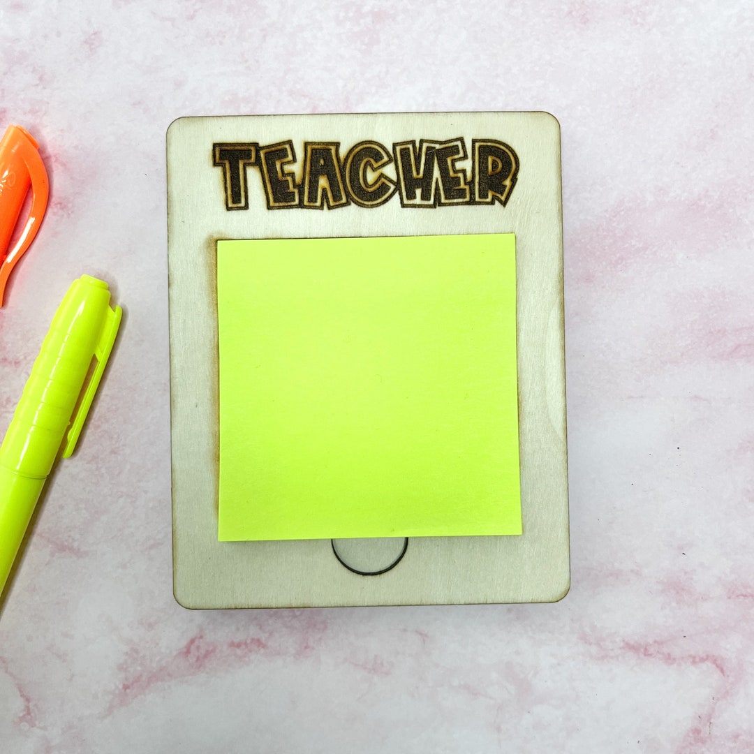 Post It Holder Teacher Gift | Teacher Appreciation Gift | Gift for ...