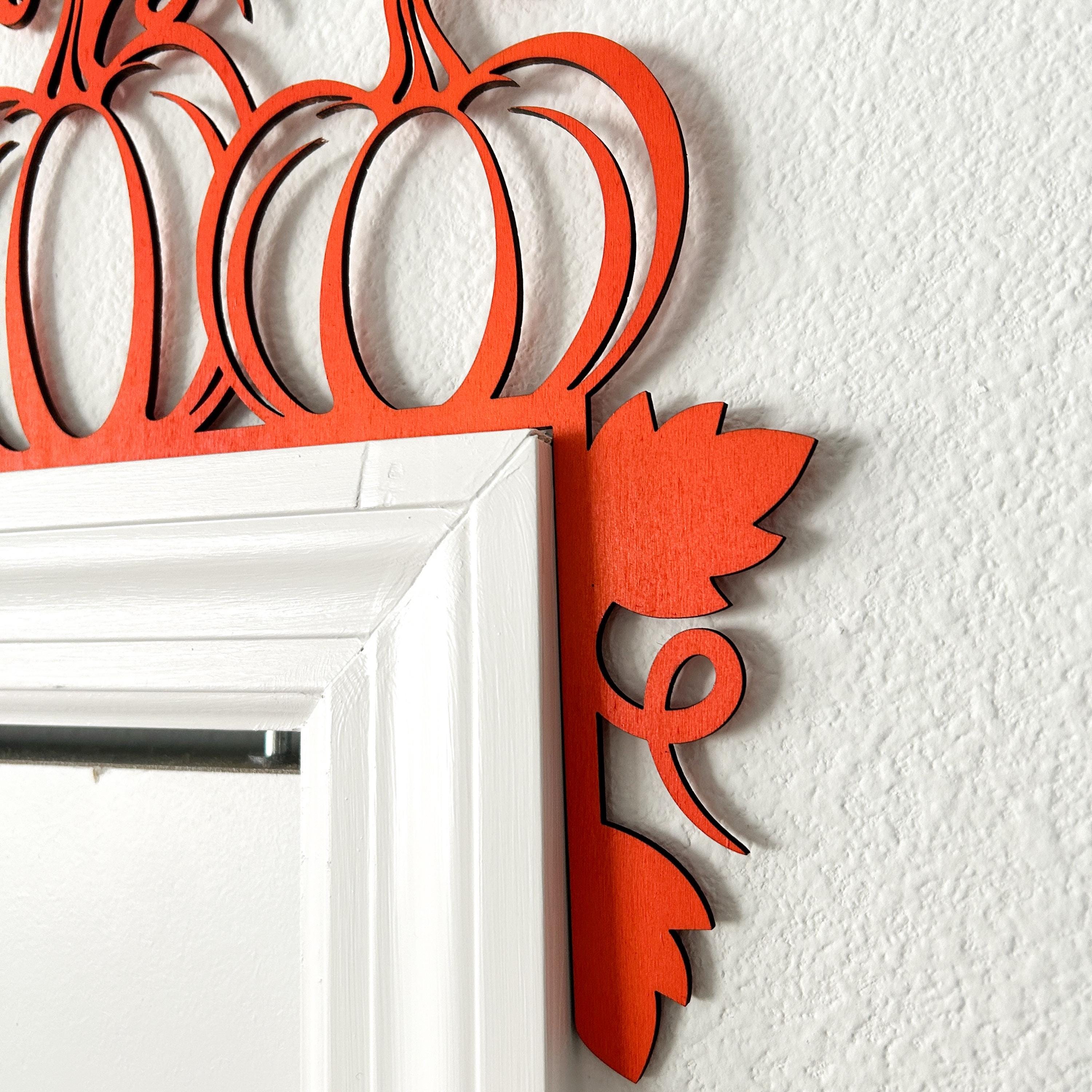 Fall Door Corner, Pumpkin Door Corner, Door Corner Decor, Fall ...