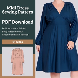 Plus Size Sewing Patterns - Etsy