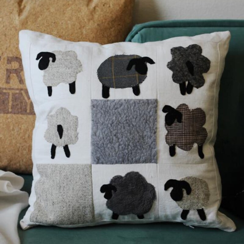 Patchwork Cushion Etsy