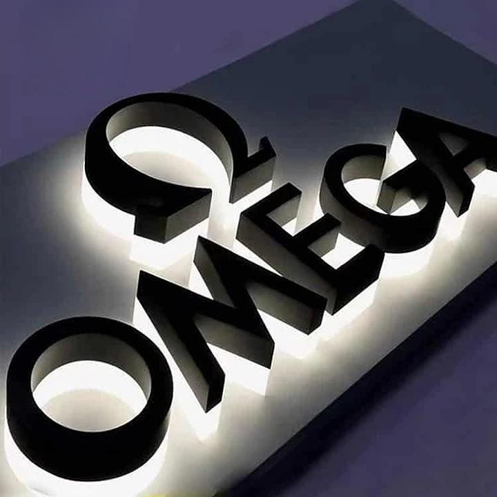 Metal Sign Custom Backlit Sign Backlit Business Sign Laser Cut Sign ...