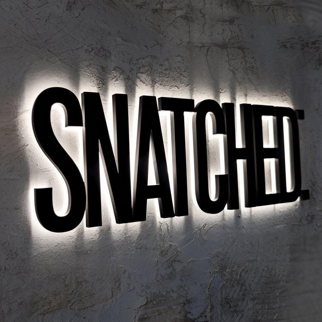 Led Backlit Signage, Custom Led Logo Sign, 3D Design Custom Logo Sign ...