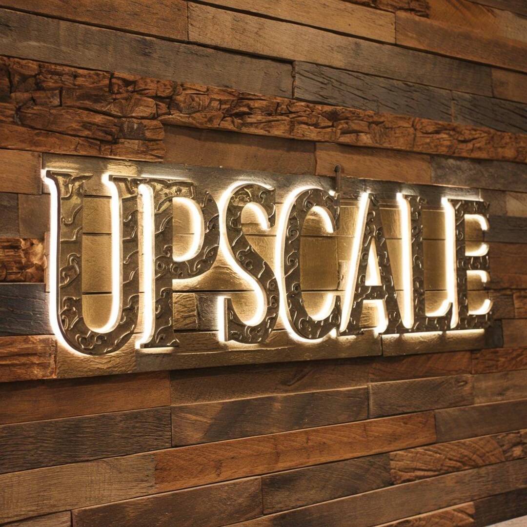 Metal Backlit Signs, Illuminated Letter Signs, Reception Sign , 3D ...