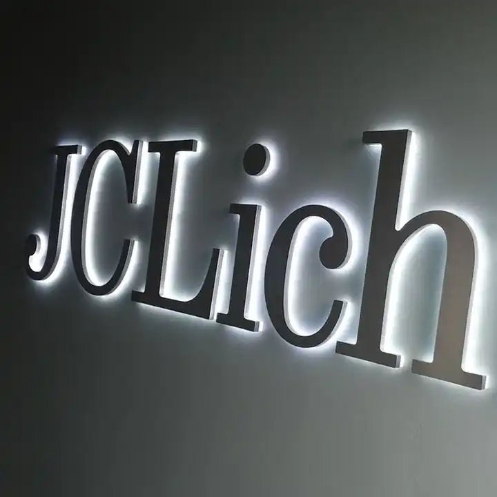 Metal Sign 3d Backlit Sign Metal Business Signs Custom Metal Sign Led ...