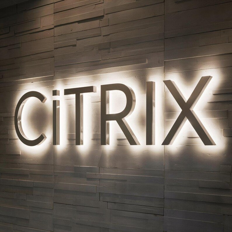 Metal Sign 3d Backlit Sign Custom Metal Sign Led Signs Salon Decor ...