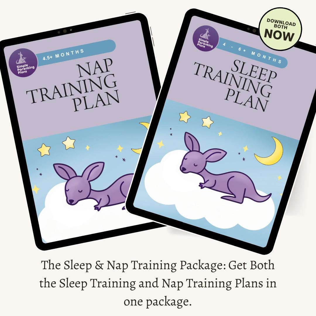 Baby Sleep & Nap Training Plan (4-6+ Months) (PDF) - Etsy