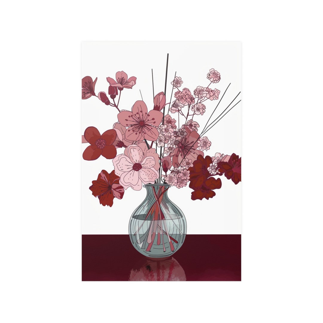 Cute Flower Satin Posters 210gsm - Etsy