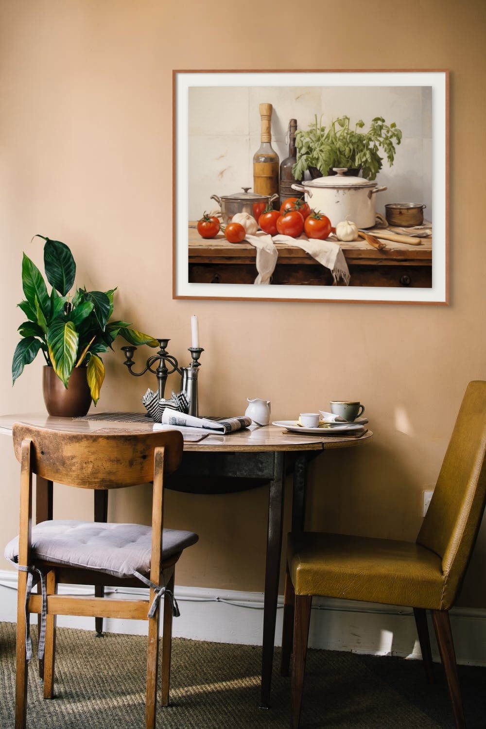 Rustic Italian Kitchen Digital Print - Farmhouse Kitchen Wall Art Decor ...