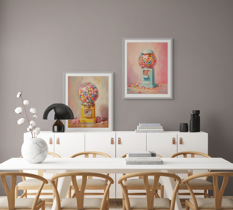 Vintage Blue Gumball Machine Digital Print - Instant Download ...