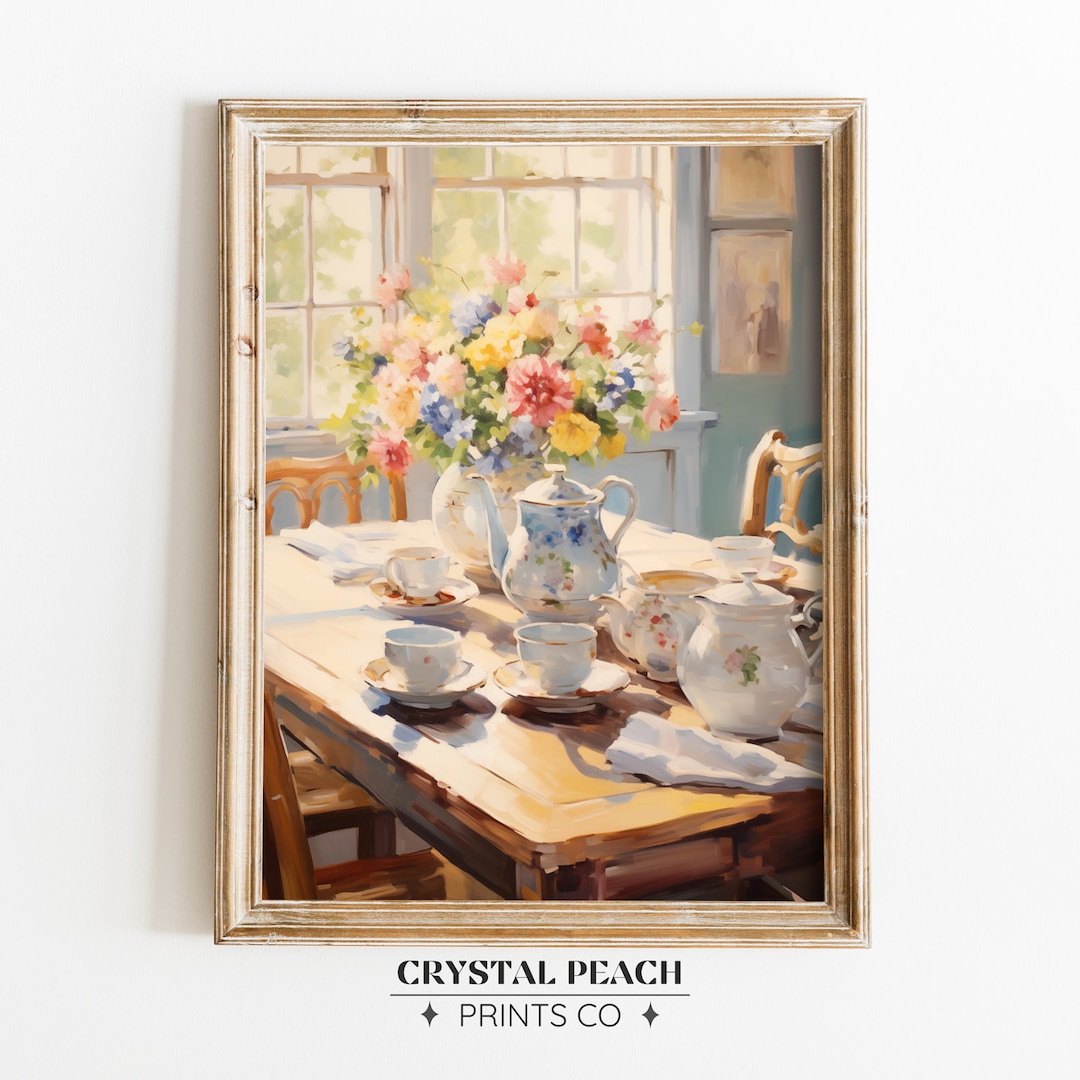 Good Morning Tea Print - Download Digital Printable - Rustic Cottage ...
