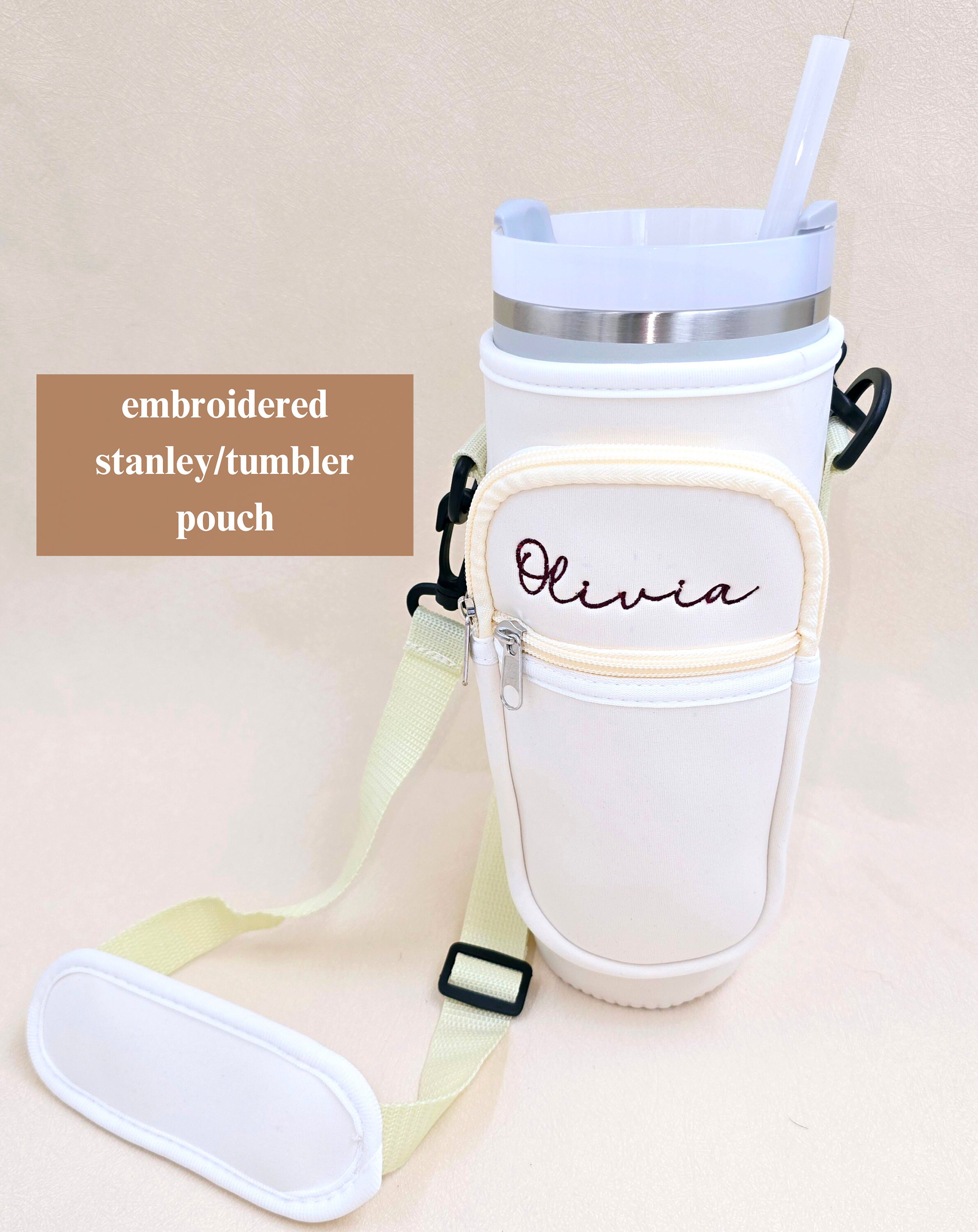 Custom Stanley Carrier Holder Bag Tumbler Cup Bag Strap Water Bottle ...