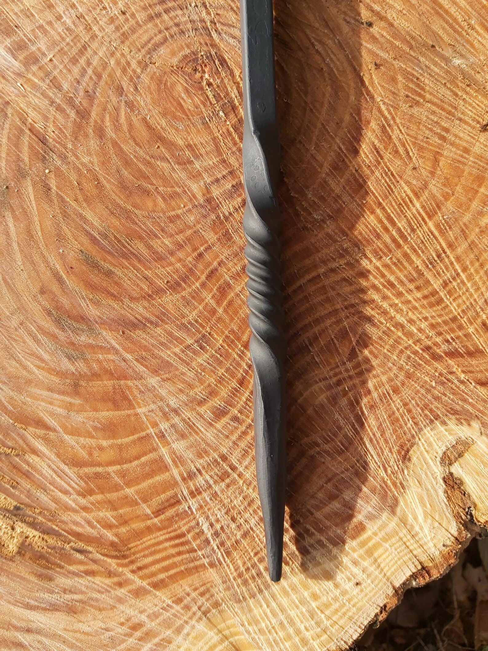 Medieval King Fire Poker, Rare, Unique, Forged Fire Poker, Fireplace ...