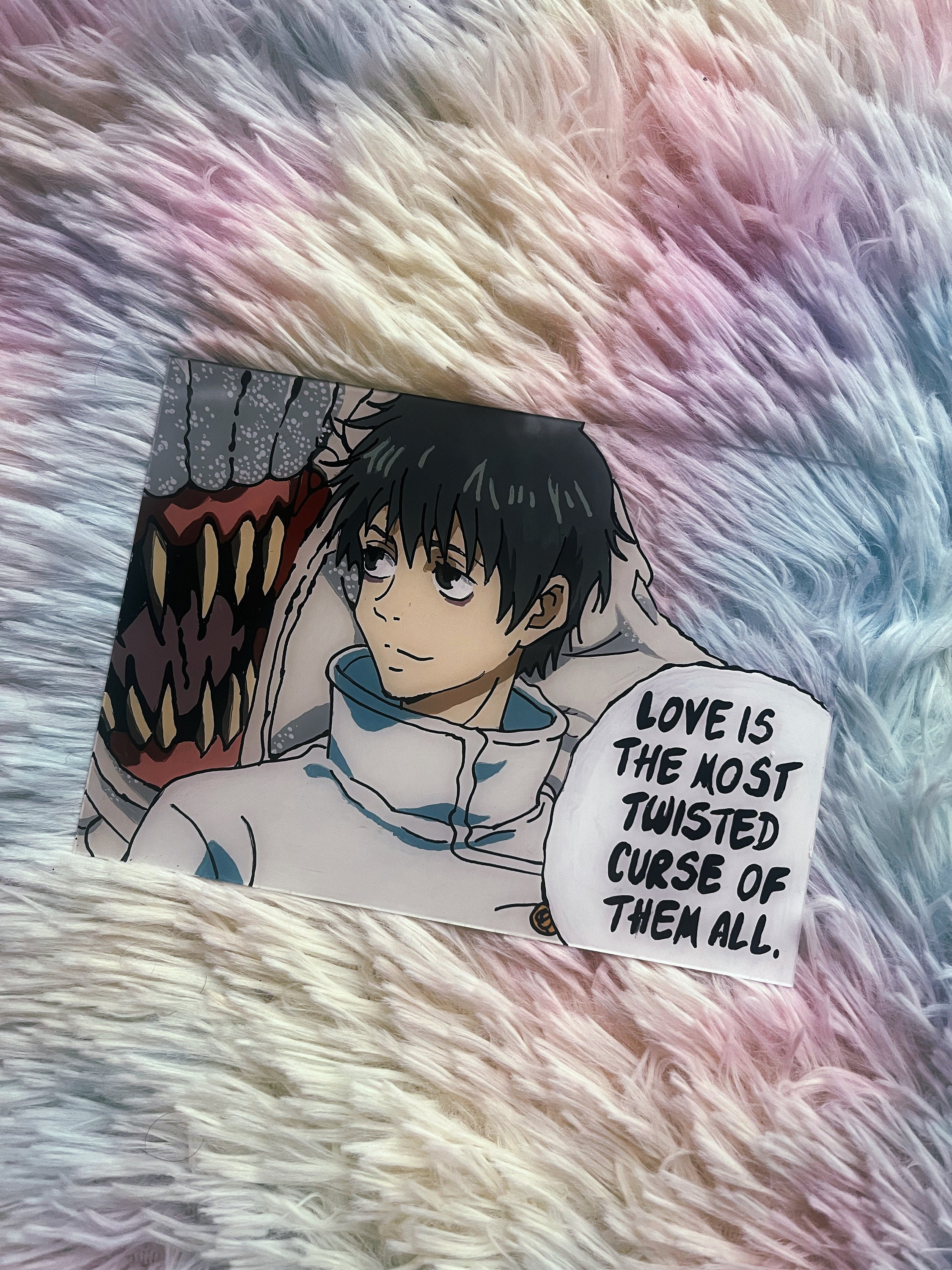 Custom Anime/manga Glass Painting - Etsy