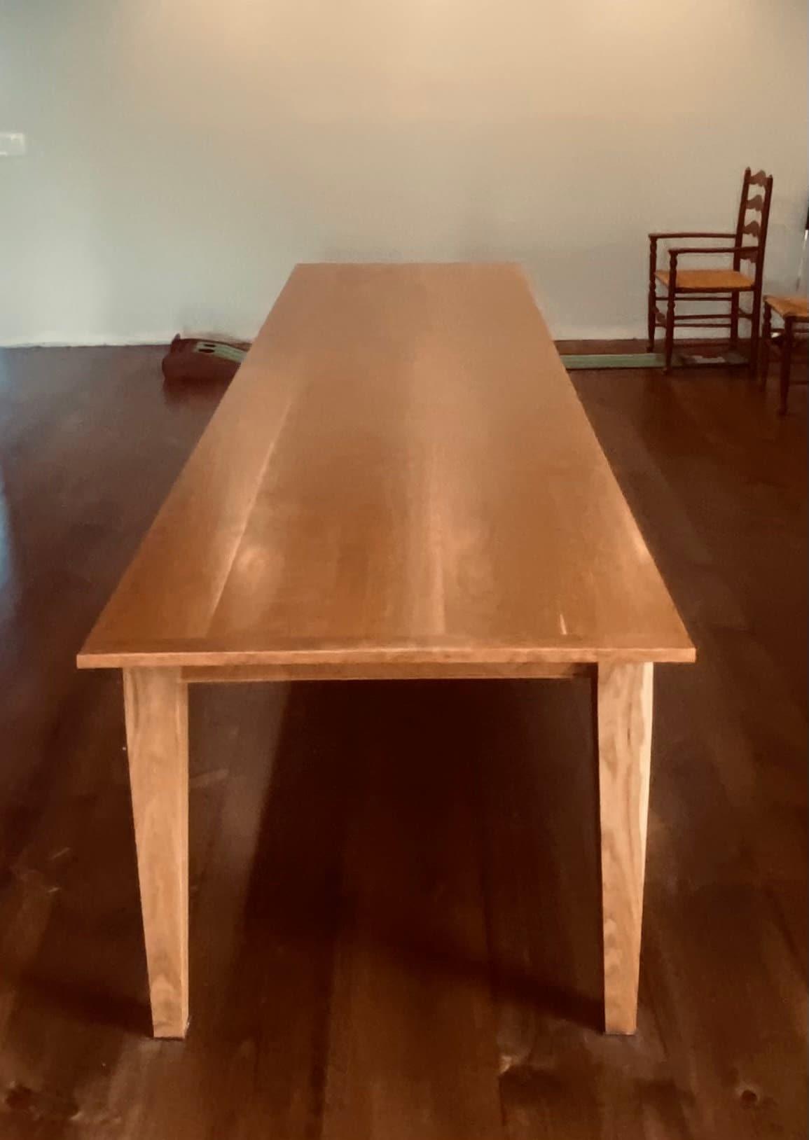 Handmade Cherry Wood Dining Table - Etsy