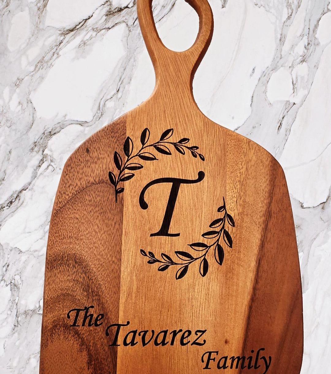 Custom Engraved Charcuterie Board - Etsy