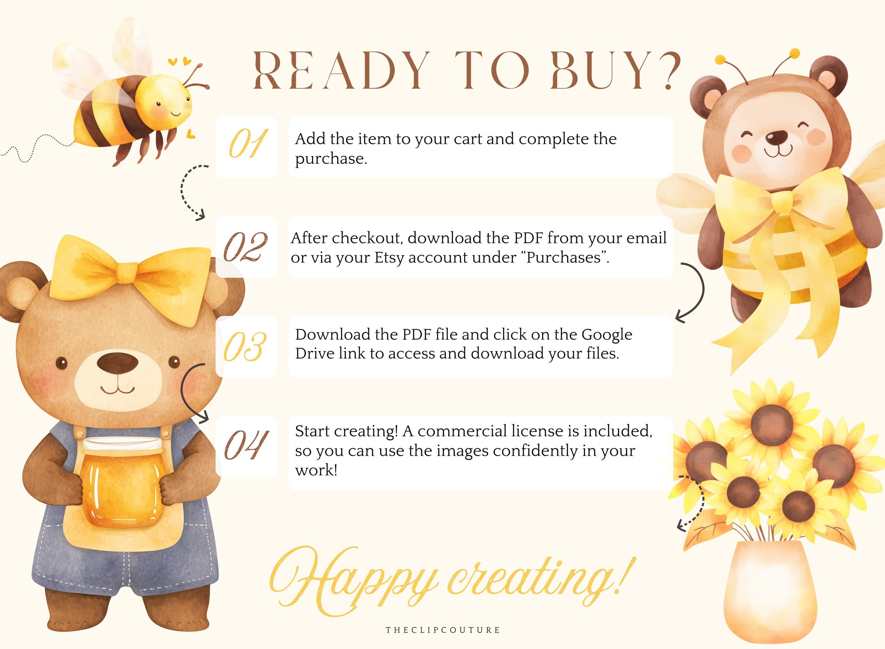 Bee and Bear Clipart, Honey Bear Graphics PNG, Bumble Bee Honey Nursery ...