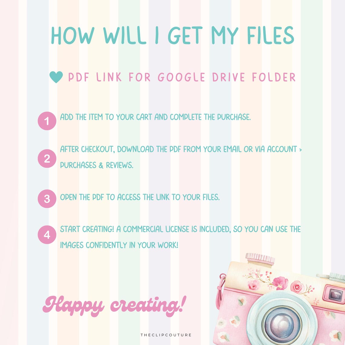 Vintage Camera Clipart, Retro Watercolor Camera PNG, Kawaii Cameras ...