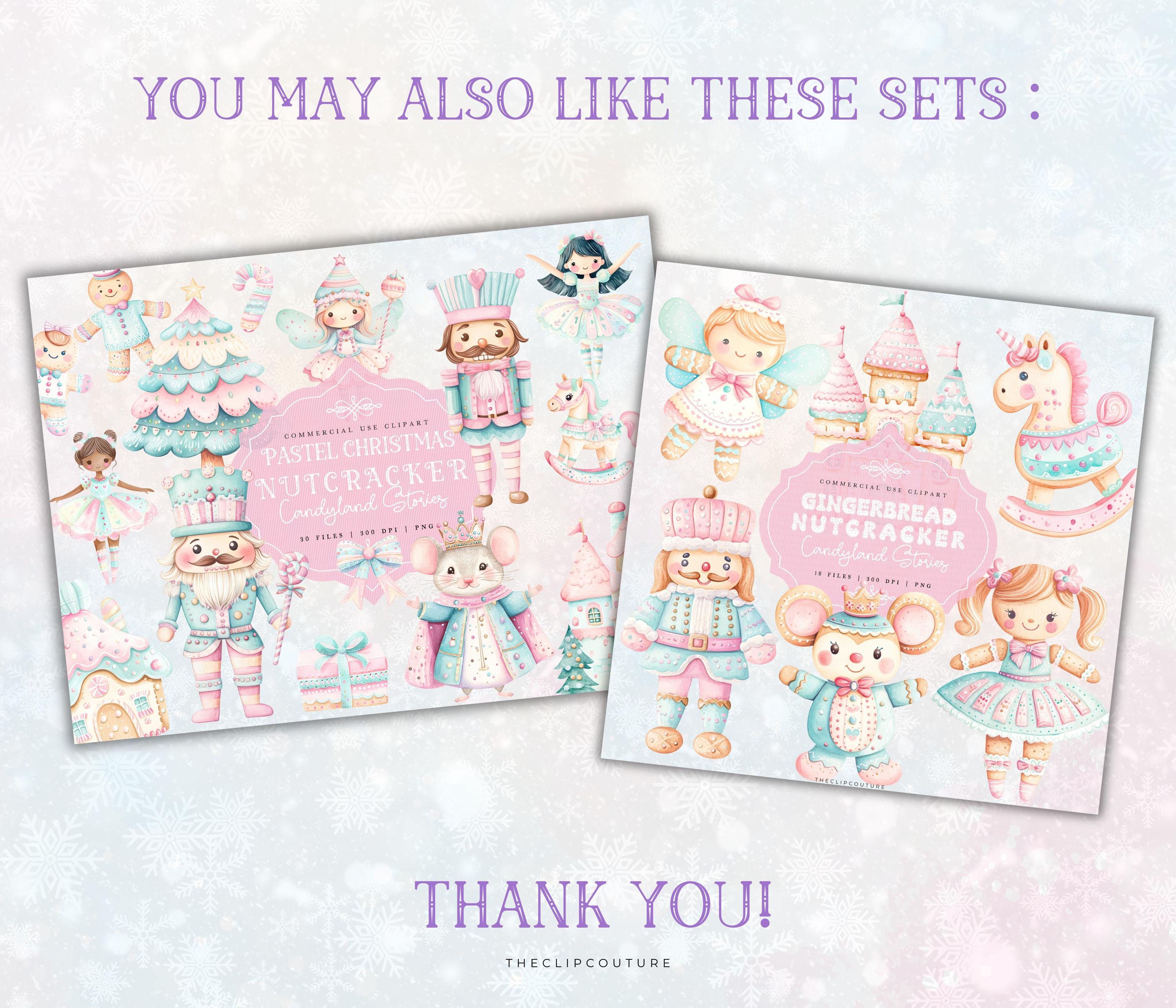 Nutcracker PNG, Christmas Clipart, Candyland Clipart, Pastel Nutcracker ...