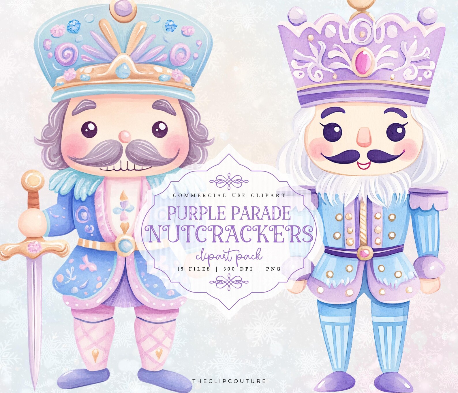 Nutcracker PNG, Christmas Clipart, Candyland Clipart, Pastel Nutcracker ...