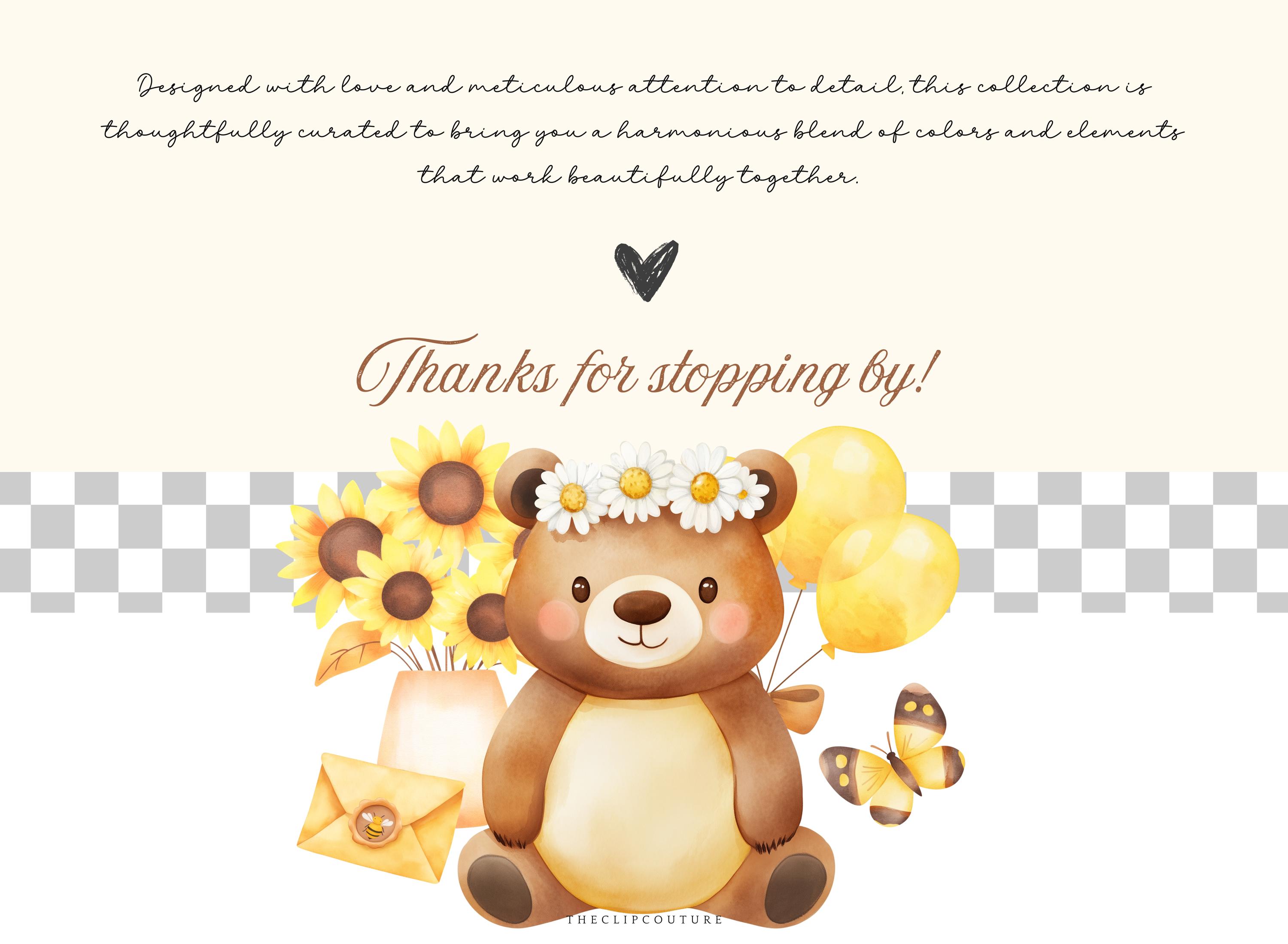 Bee and Bear Clipart, Honey Bear Graphics PNG, Bumble Bee Honey Nursery ...