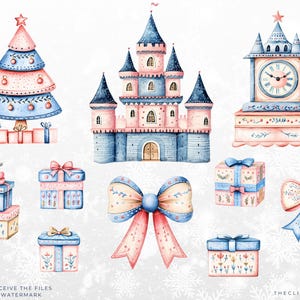 Nutcracker Christmas Clipart, Pink Christmas PNG, Ballerina PNG ...