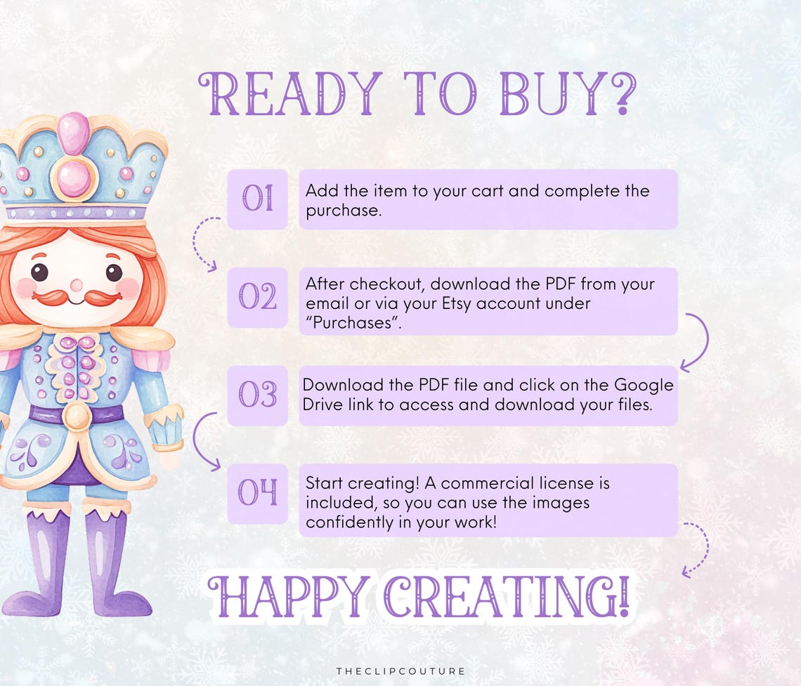 Nutcracker PNG, Christmas Clipart, Candyland Clipart, Pastel Nutcracker ...