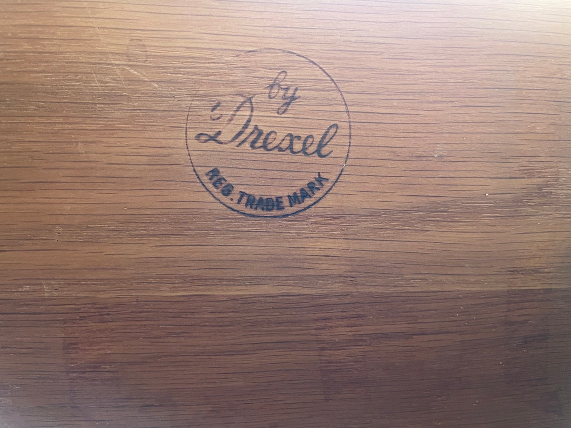 SOLD*** Drexel Buffet/console Table 3 Drawers With Pullout Serving Tray ...