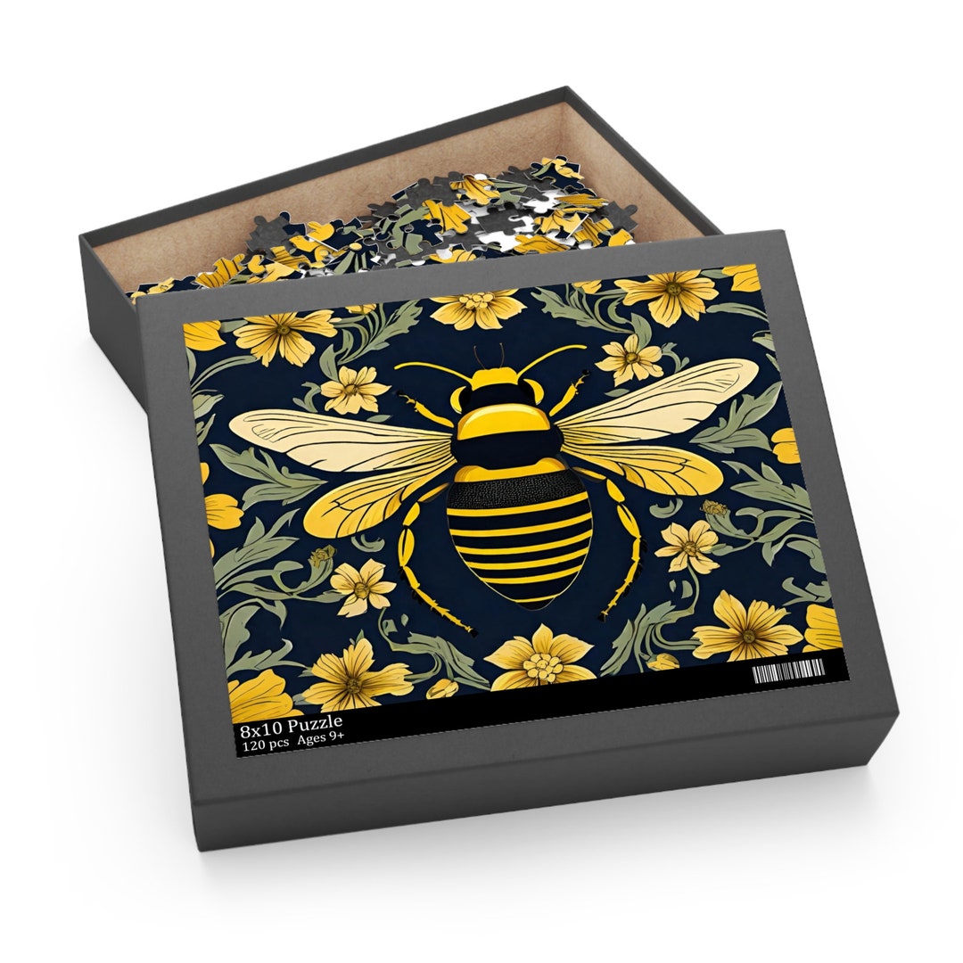 Bee Puzzle, Bumblebee Jigsaw Puzzle, Bee Puzzle for Adults, Bumblebee ...
