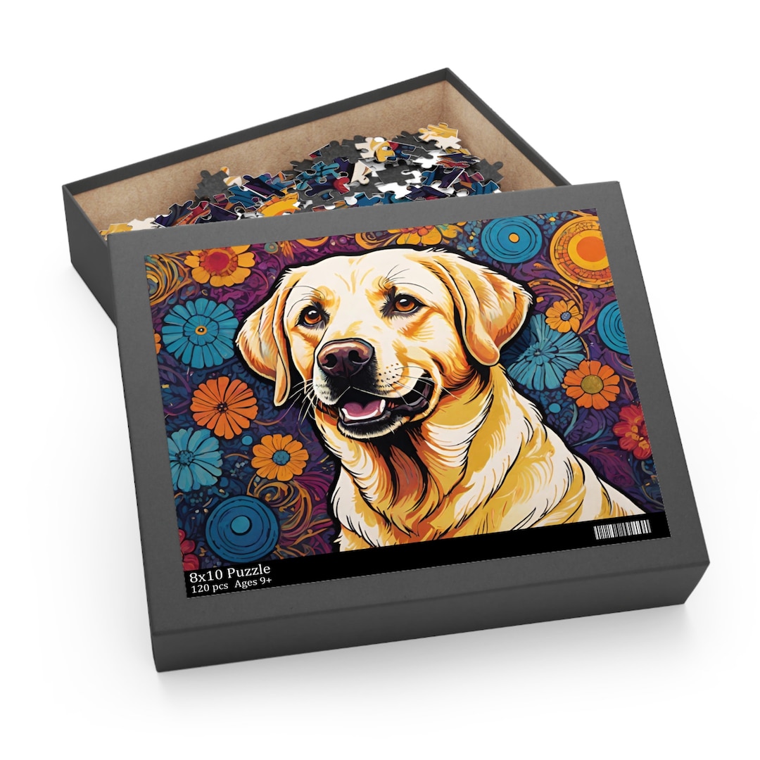Labrador Retriever, Labrador Puzzle, Dog Pictures, Cute Dog Art, Puzzle ...