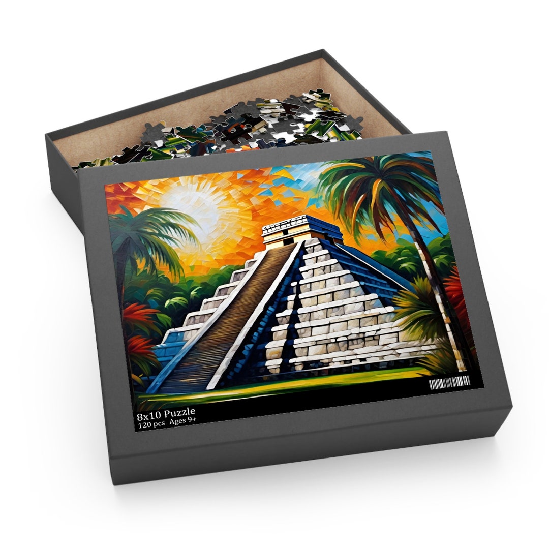 Chichén Itzá Puzzle, Mayan Temple Jigsaw, Historical Monument, Adult ...
