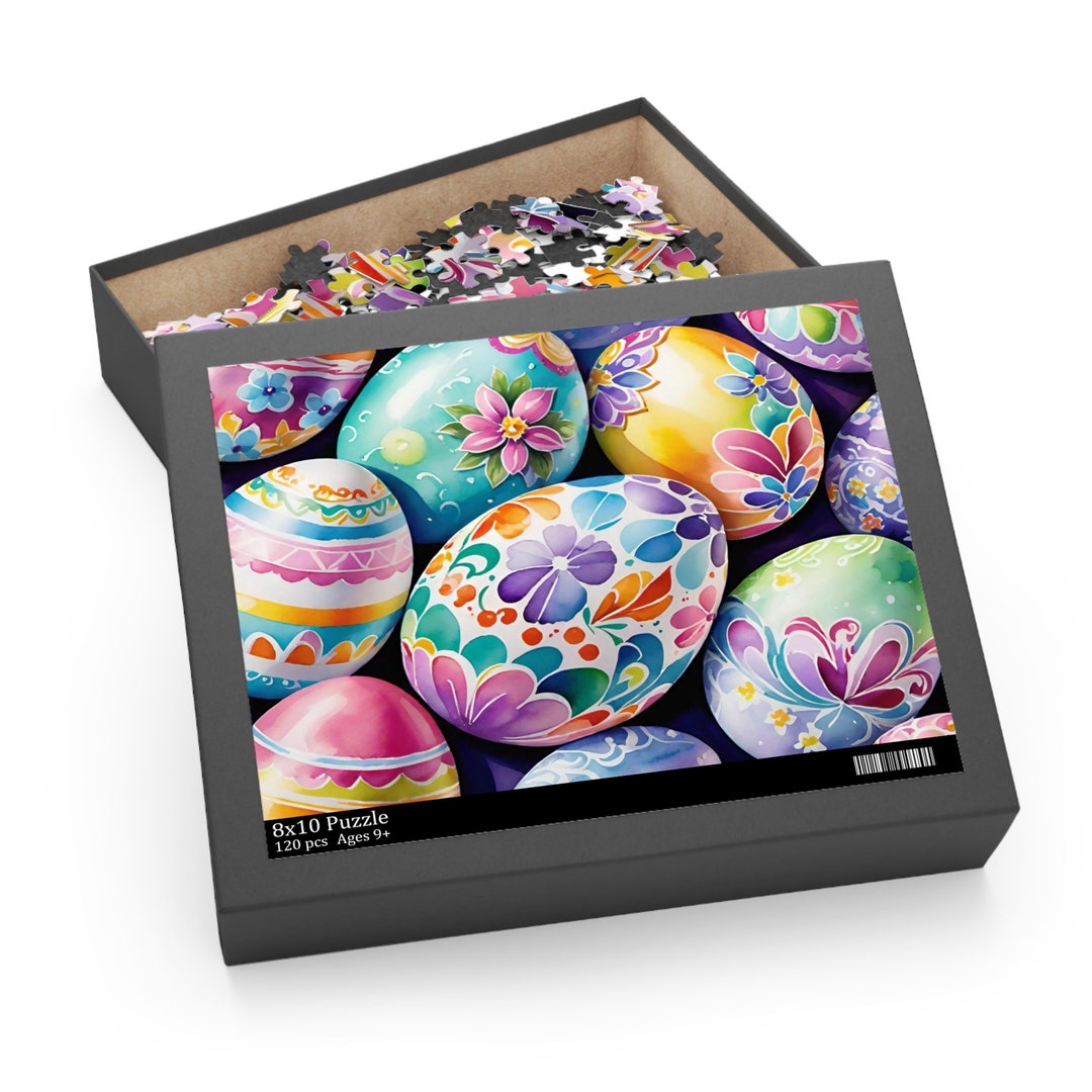 Easter Egg Puzzle, Holiday Easter Puzzle, Easter Jigsaw Puzzle, Puzzle ...