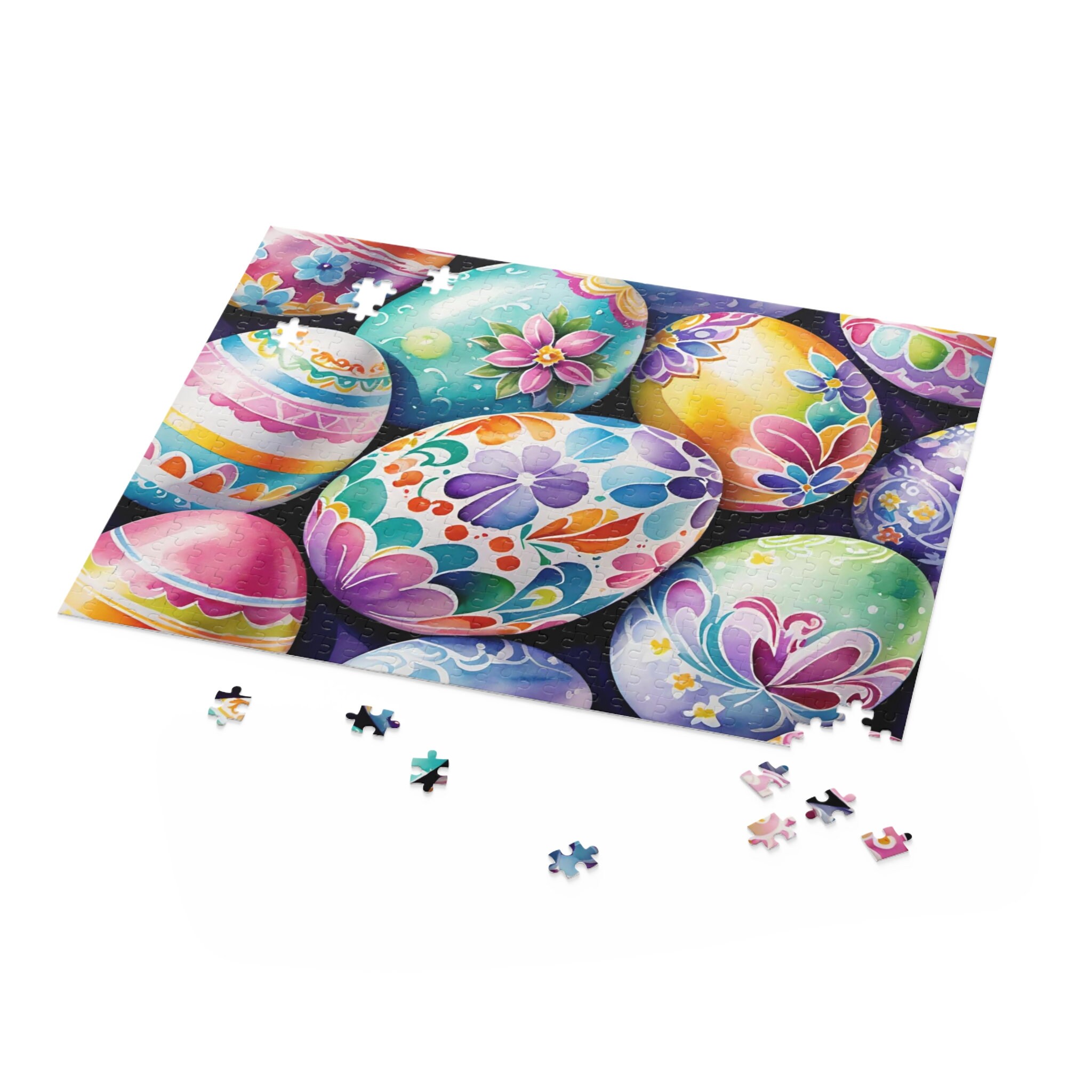 Easter Egg Puzzle, Holiday Easter Puzzle, Easter Jigsaw Puzzle, Puzzle ...