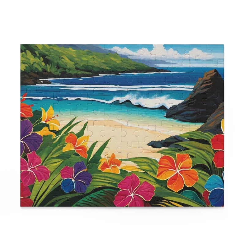 Hawaiian Puzzle, Hawaii Beach Puzzle, Ocean Adult Puzzle, Hawaiian ...